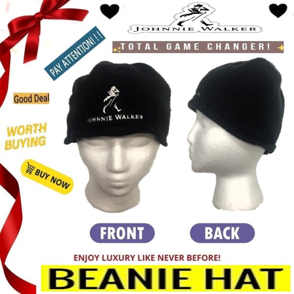 JOHNNIE WALKER | Accessories | Johnnie Walker Beanie Hat Logo Hat ...